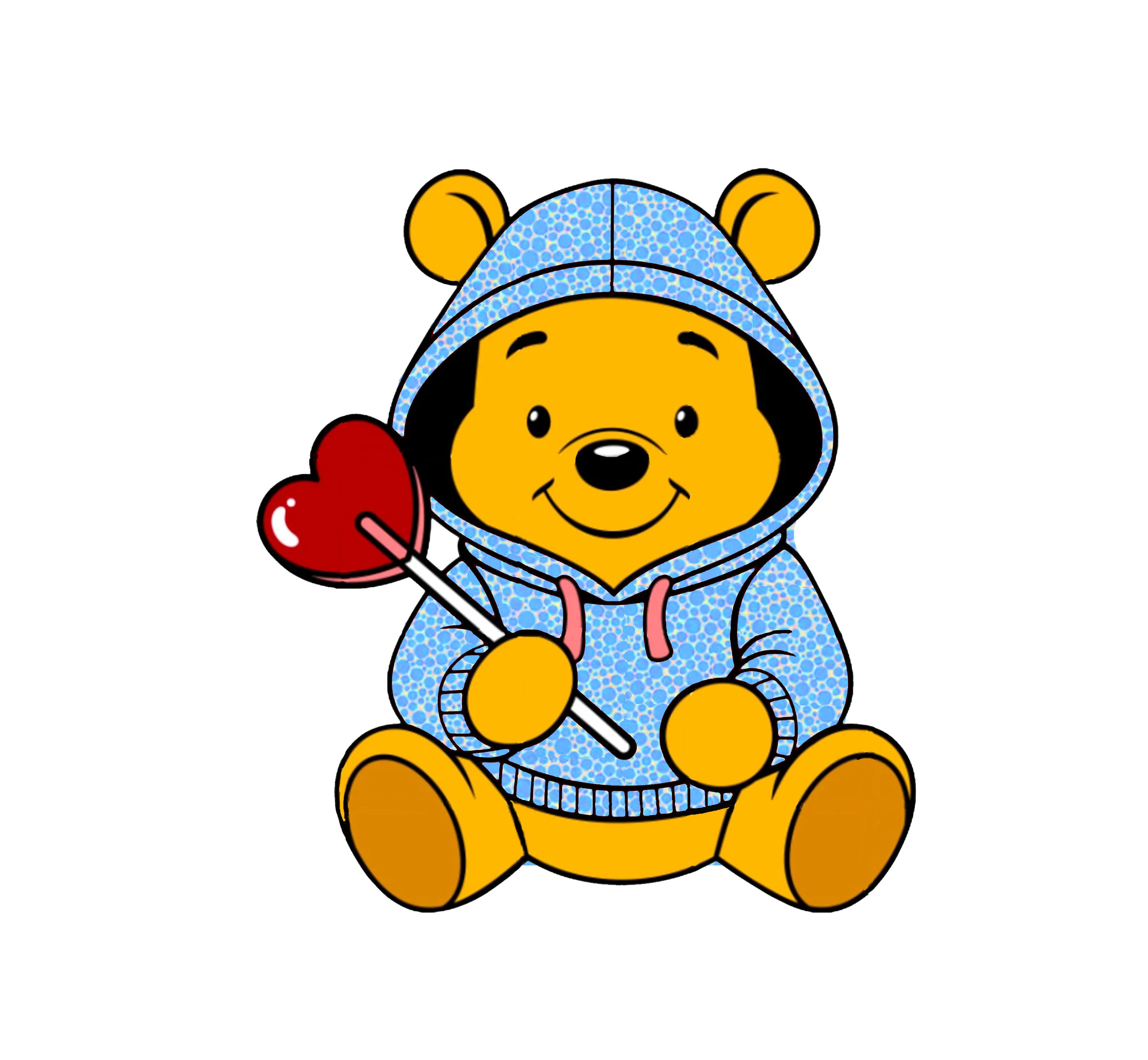 Baby Winnie the Pooh Png Cute Baby Pooh Bear and Friends for Tshirts ...