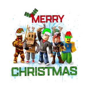 Christmas Roblox PNG Clipart: 5 Designs (digital Download) - Etsy