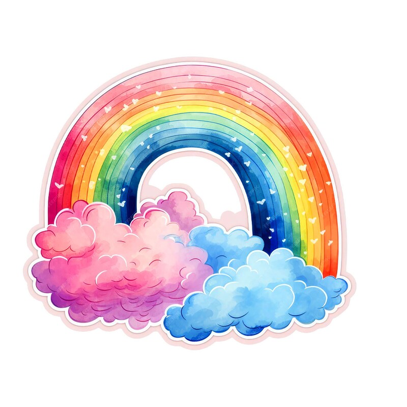 Rainbow Backdrop - Etsy