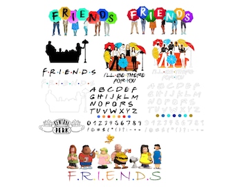 Friends SVG Bundle, Friends, Svg - Etsy Canada