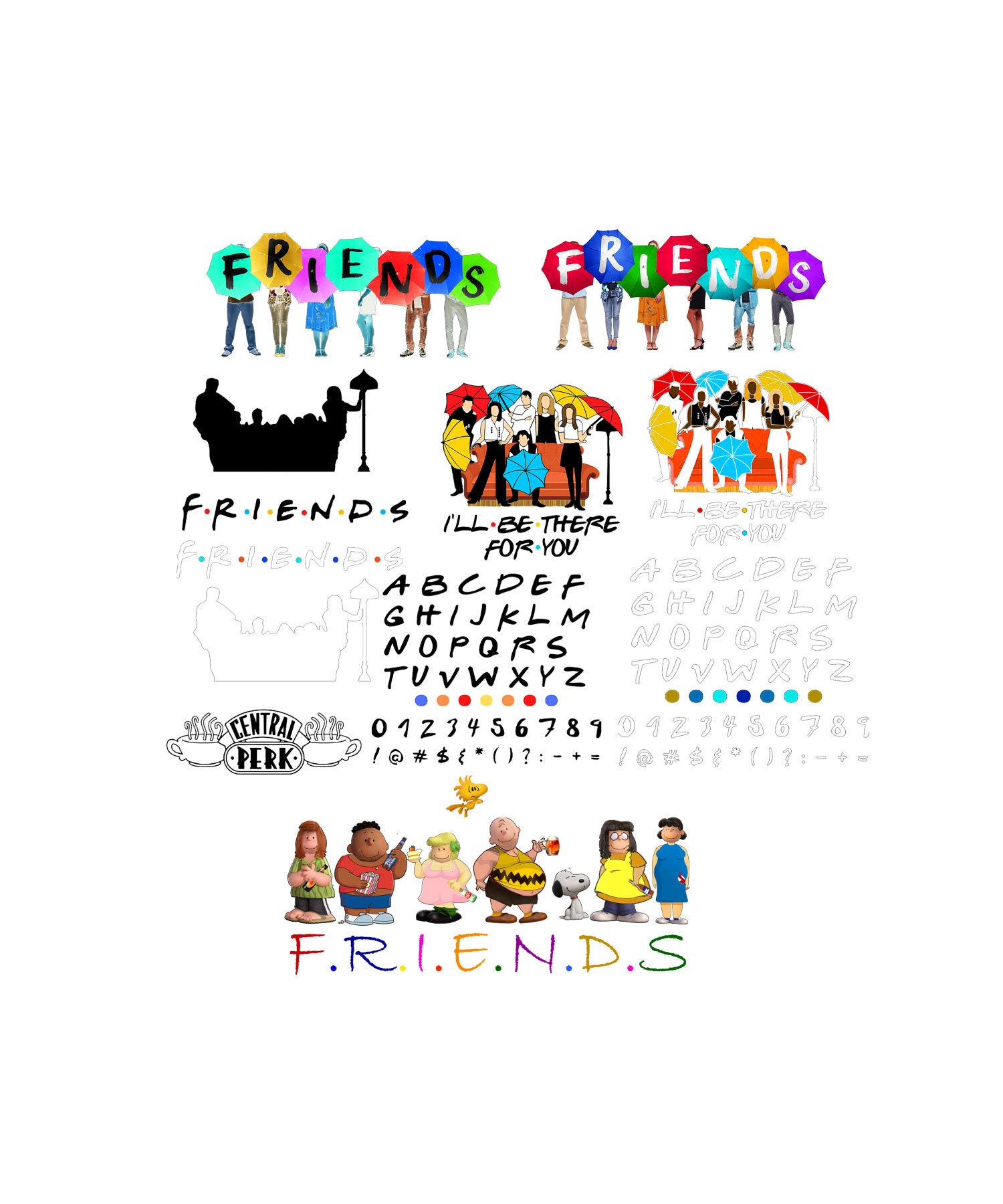 Bundle Friends Svg Png Bundle Old Friends Svg Png Friends Instant ...