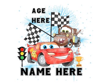 Custom Cars Birthday Boy Png, Birthday Boy Cars Png, Custom Birthday ...