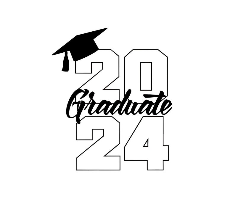 Seniors 2024 Png Svg, Class of 2024 Png Svg , 2024 Graduate ...