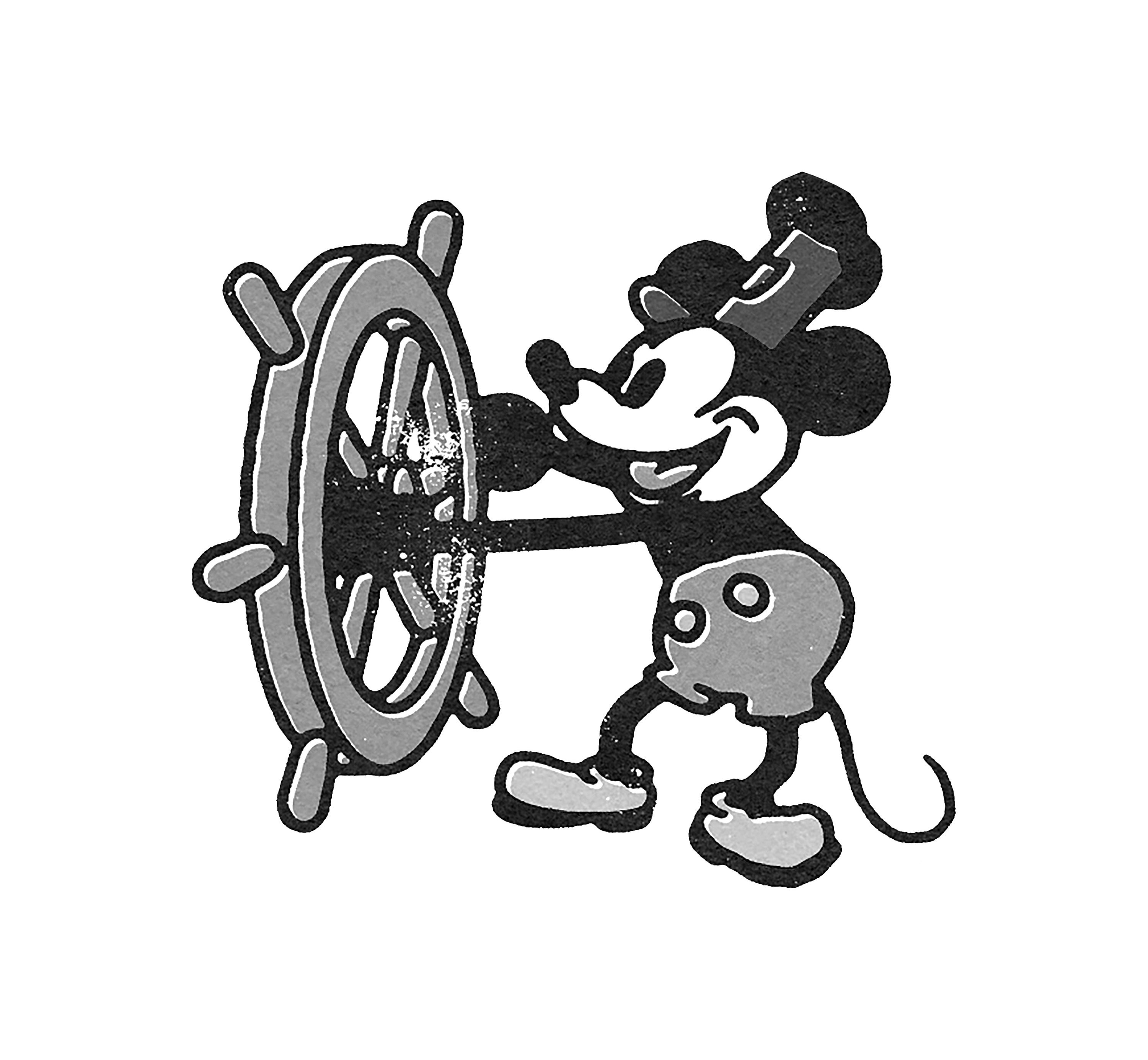 Steamboat Willie [mickey Mouse] 1928 Png Files Steamboat Willie Png ...