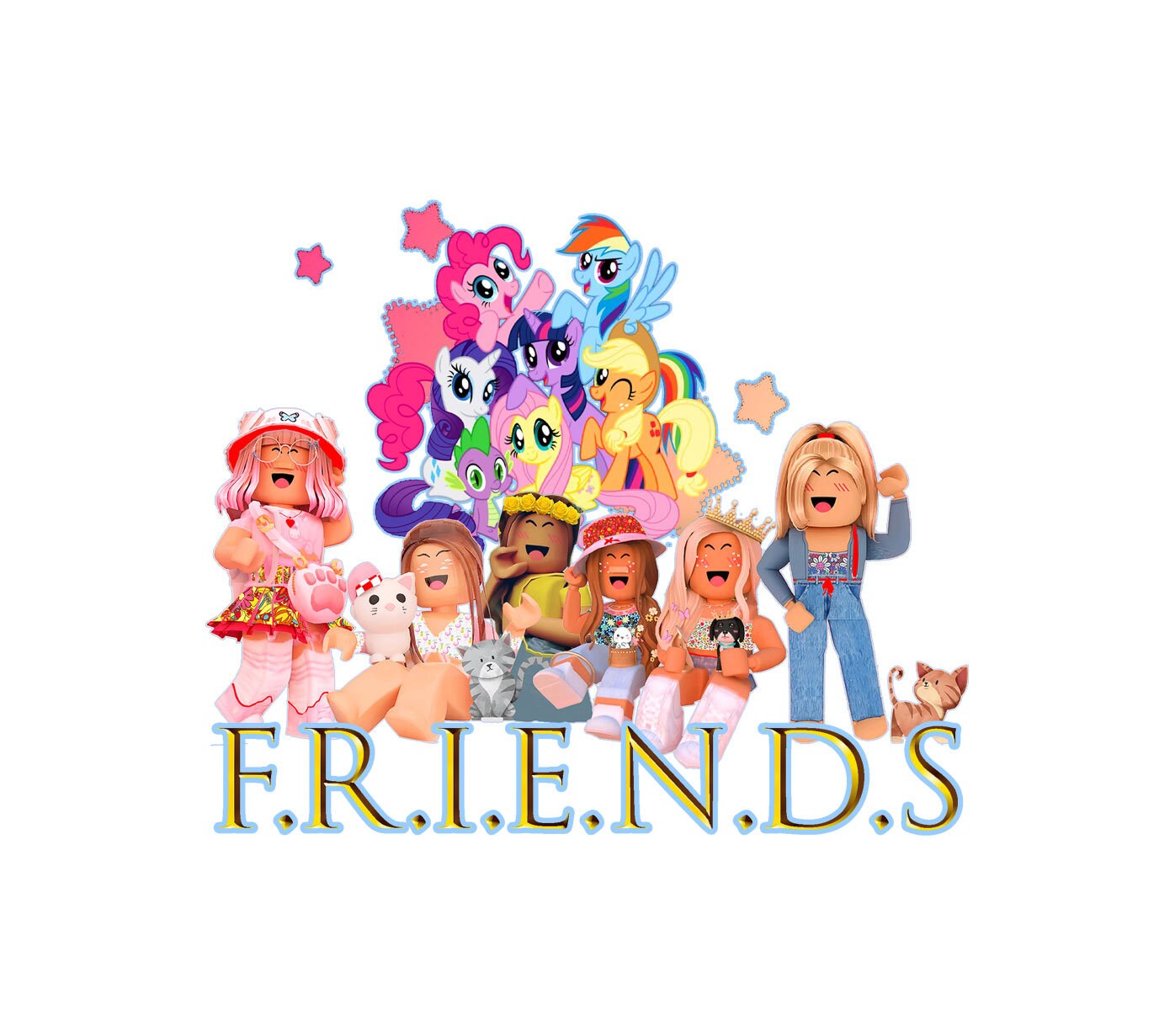 Roblox Girls New Png Svg Sublimation , Roblox Girls Bundle for Friends ...