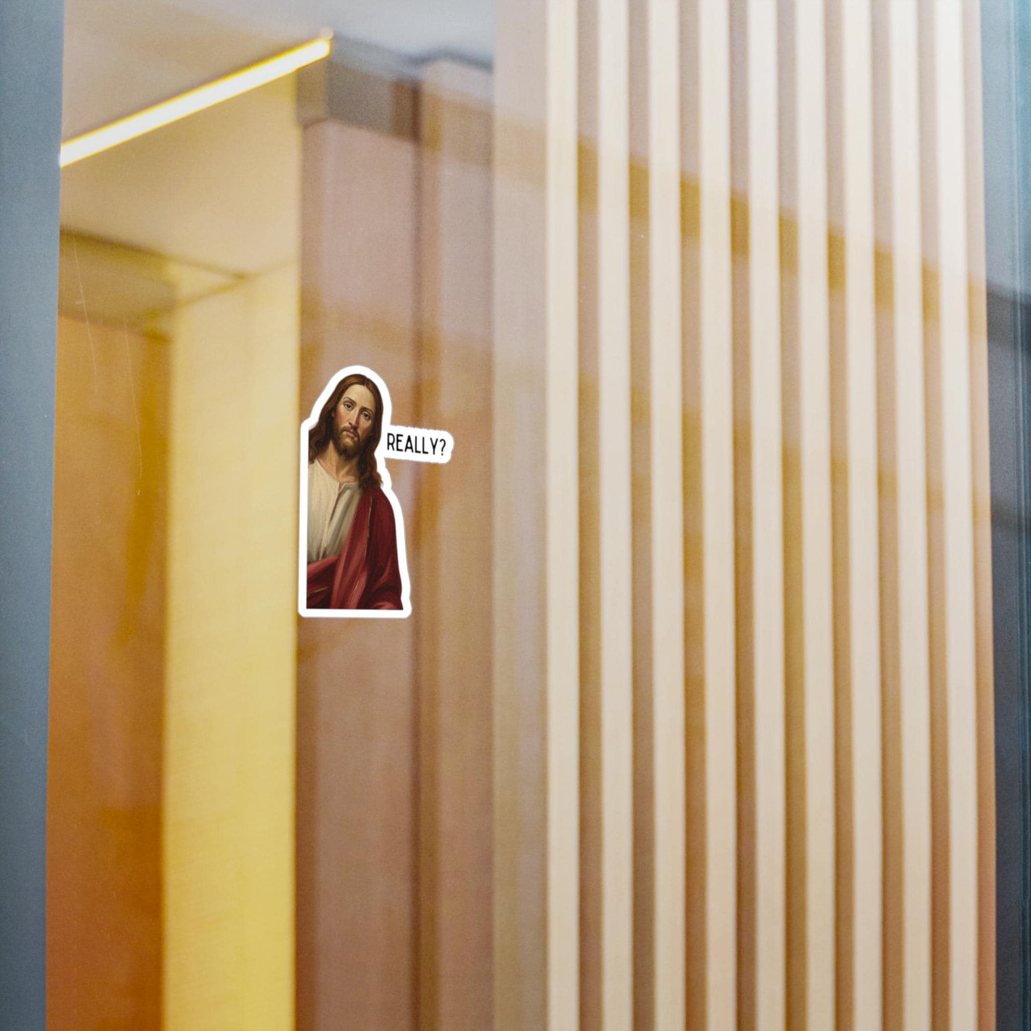 Really Jesus Vinyl Sticker Weatherproof Durable Decal Christian Funny ...