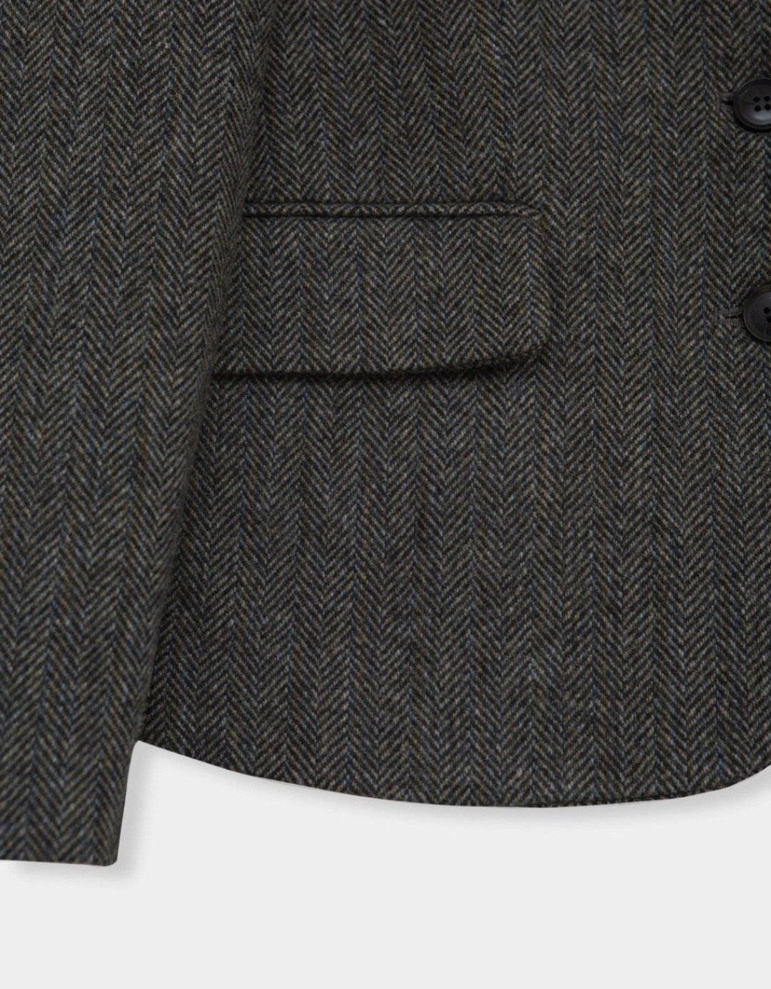 Clara Herringbone Wool Jacket - Etsy