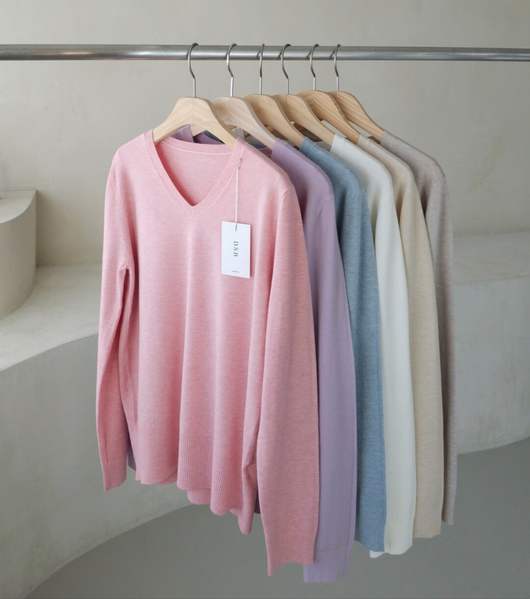 Super Soft Daily V-neck Knit Top - Etsy