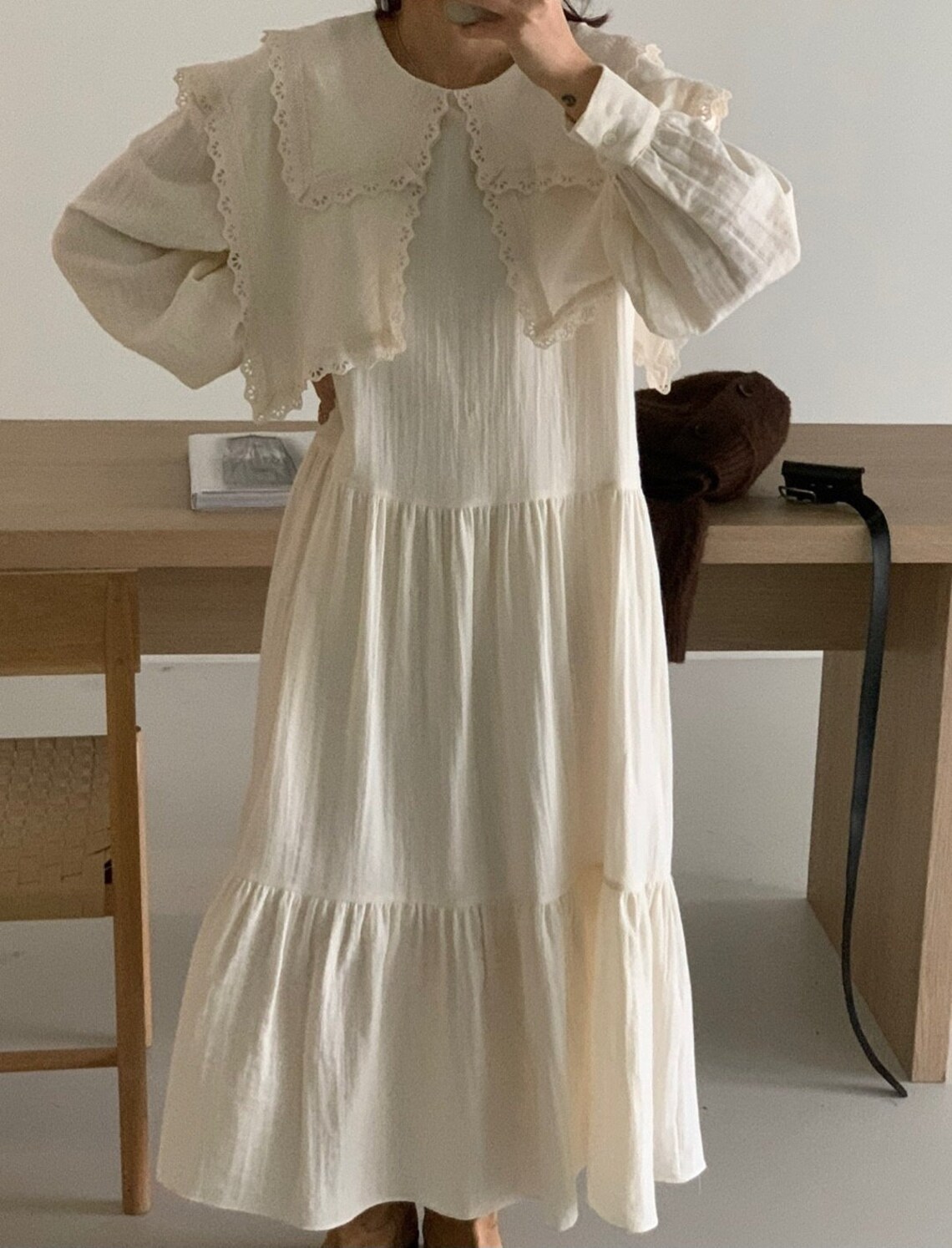 Double Collared Boho Dress - Etsy