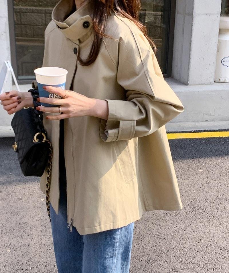 Half Trench Jacket - Etsy