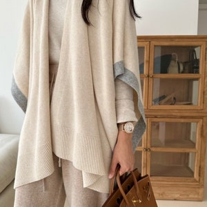 Wool Cape Cardigan - Etsy