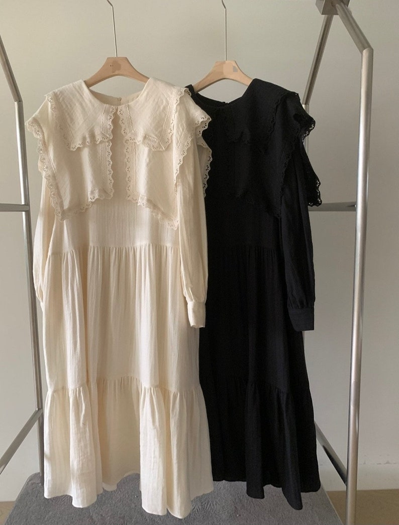 Double Collared Boho Dress - Etsy