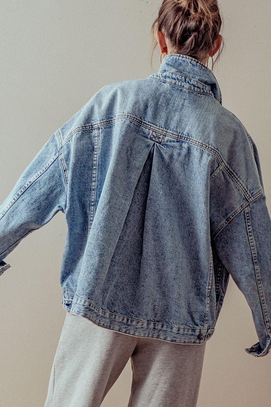 Joselyn Loose Fit Denim Jacket - Etsy