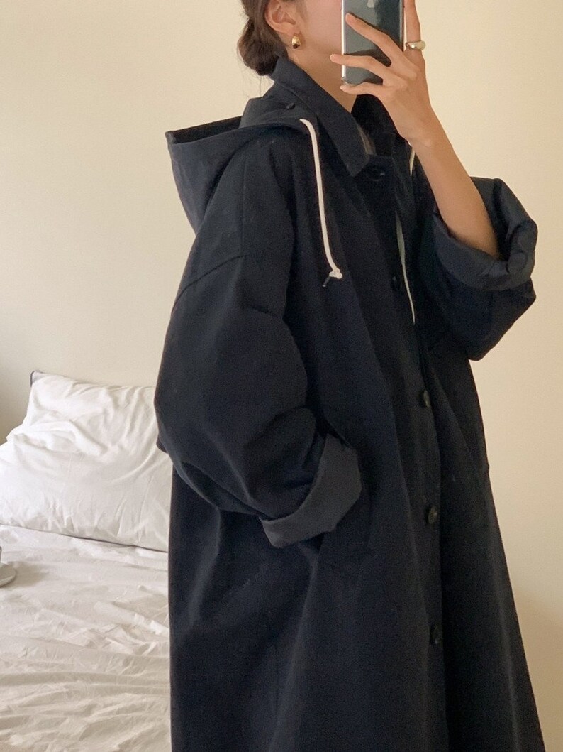 Spring Long Trench Coat - Etsy