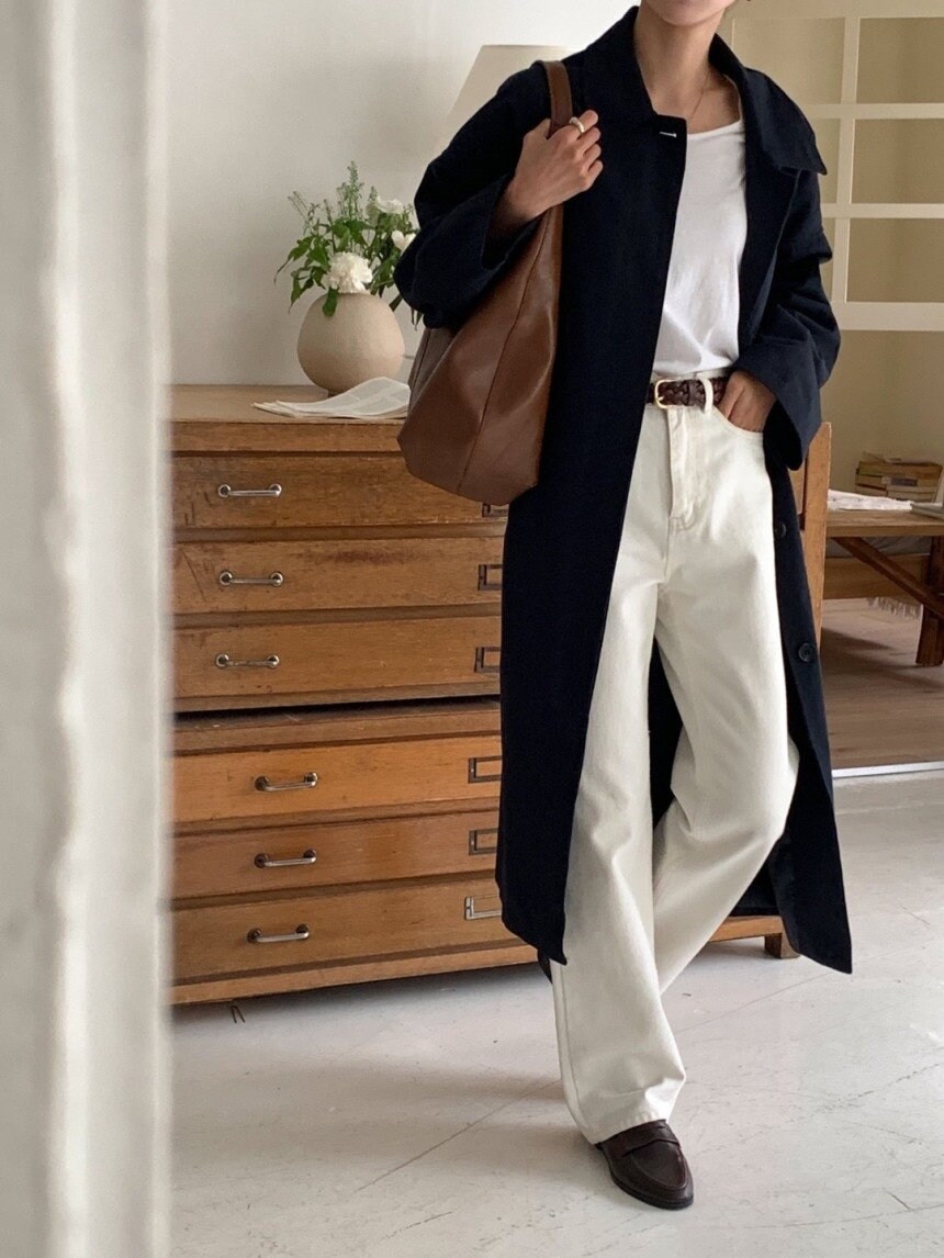 Spring Long Trench Coat - Etsy