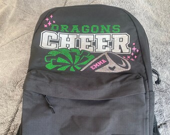 Personalized Cheer Backpack Cheer Tryout Gift Cheerleader Bag for Girl ...