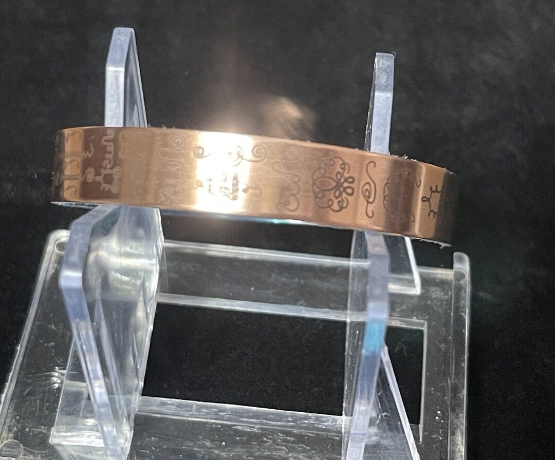 Bioenergetic Geometry Immunity Support Copper Bracelet - Etsy