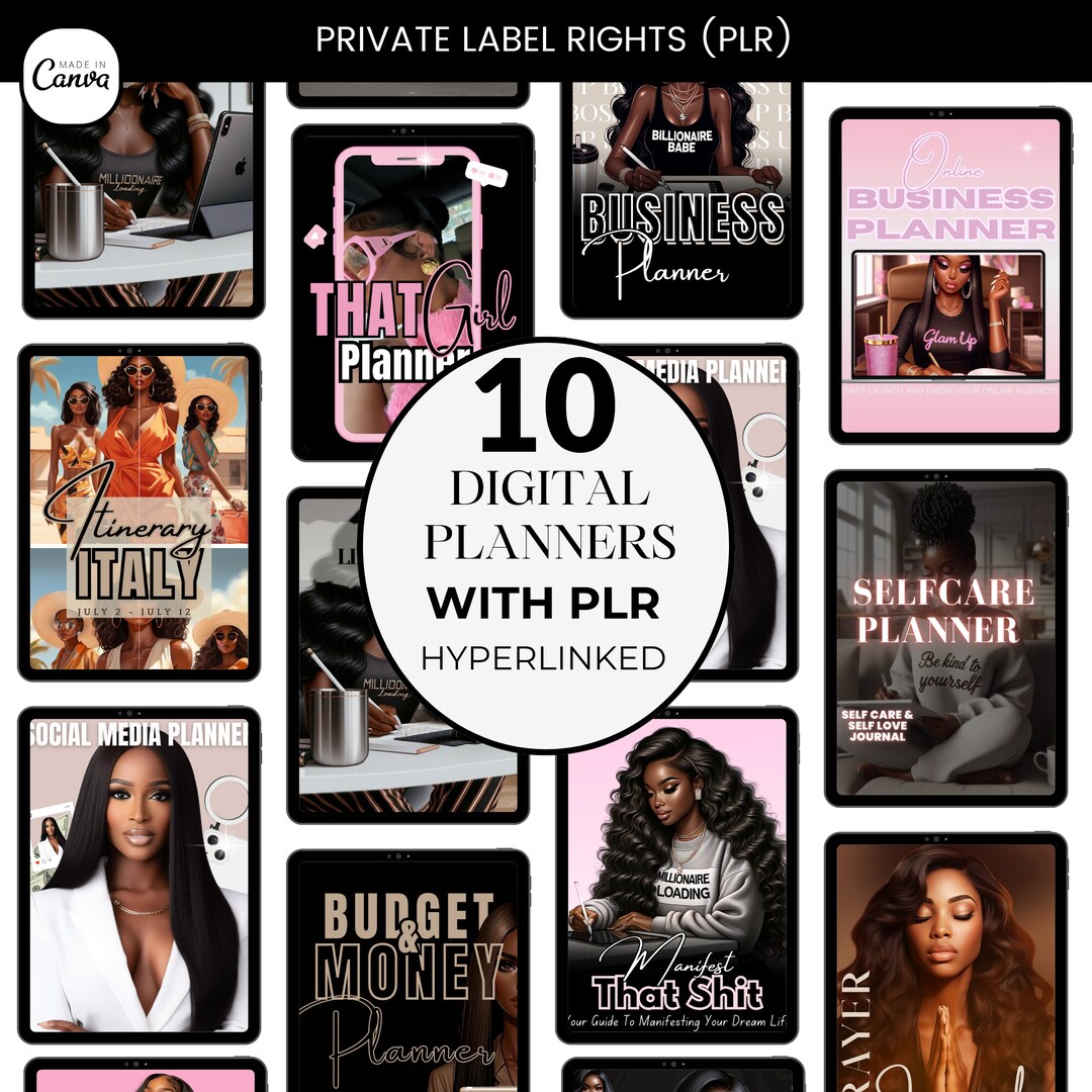10 Digital Planners Bundles With PLR, Start Your Store Bundle, Plr ...