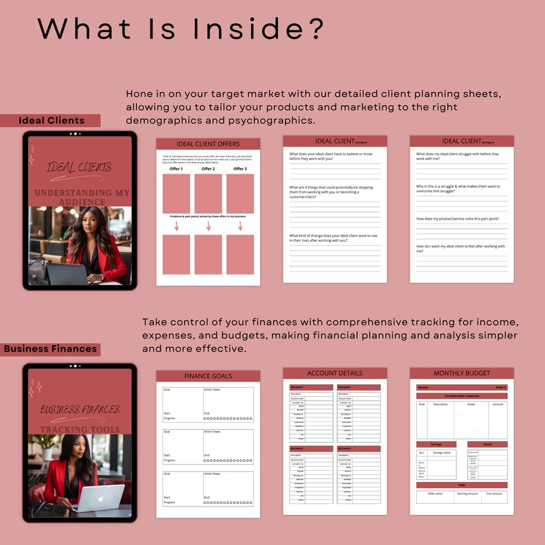 Plr - 2024 Girl Boss Planner, Business Planner, Goodnotes iPad Planner ...
