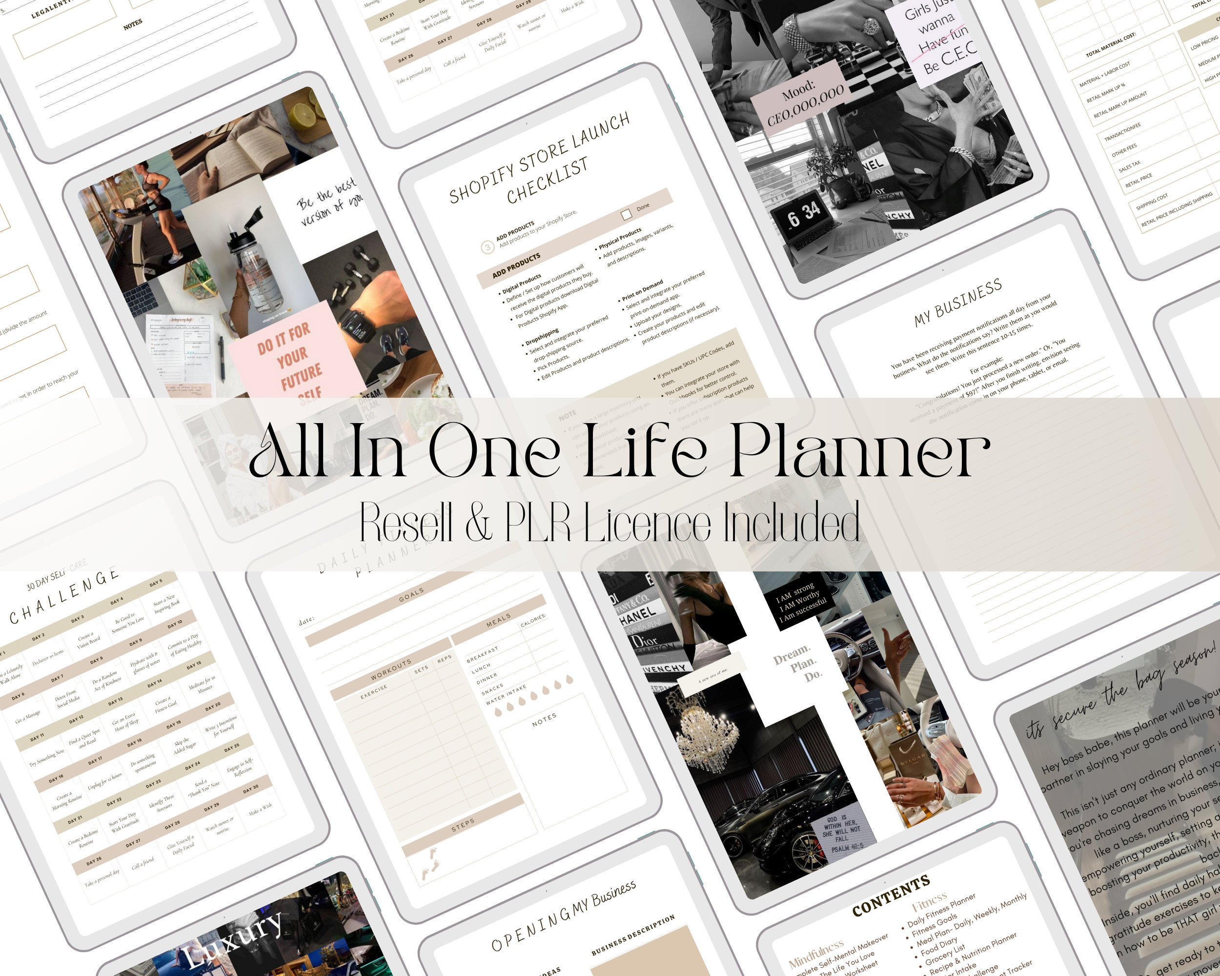2024 Life Planner, Level up Planner, Goodnotes Planner, Self Care, All ...