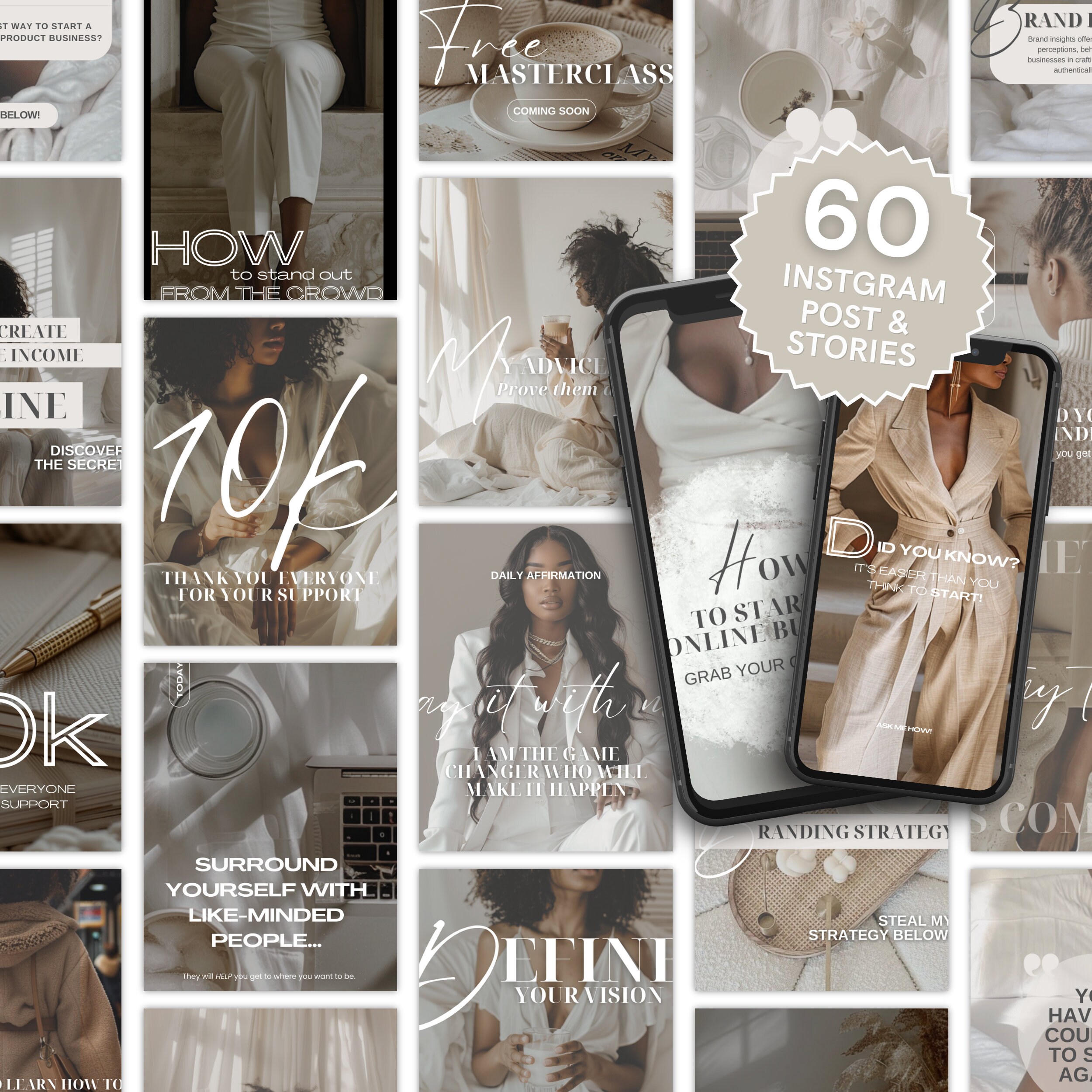 Melanin Faceless Social Media Launch Kit Instagram and Tik Tok ...