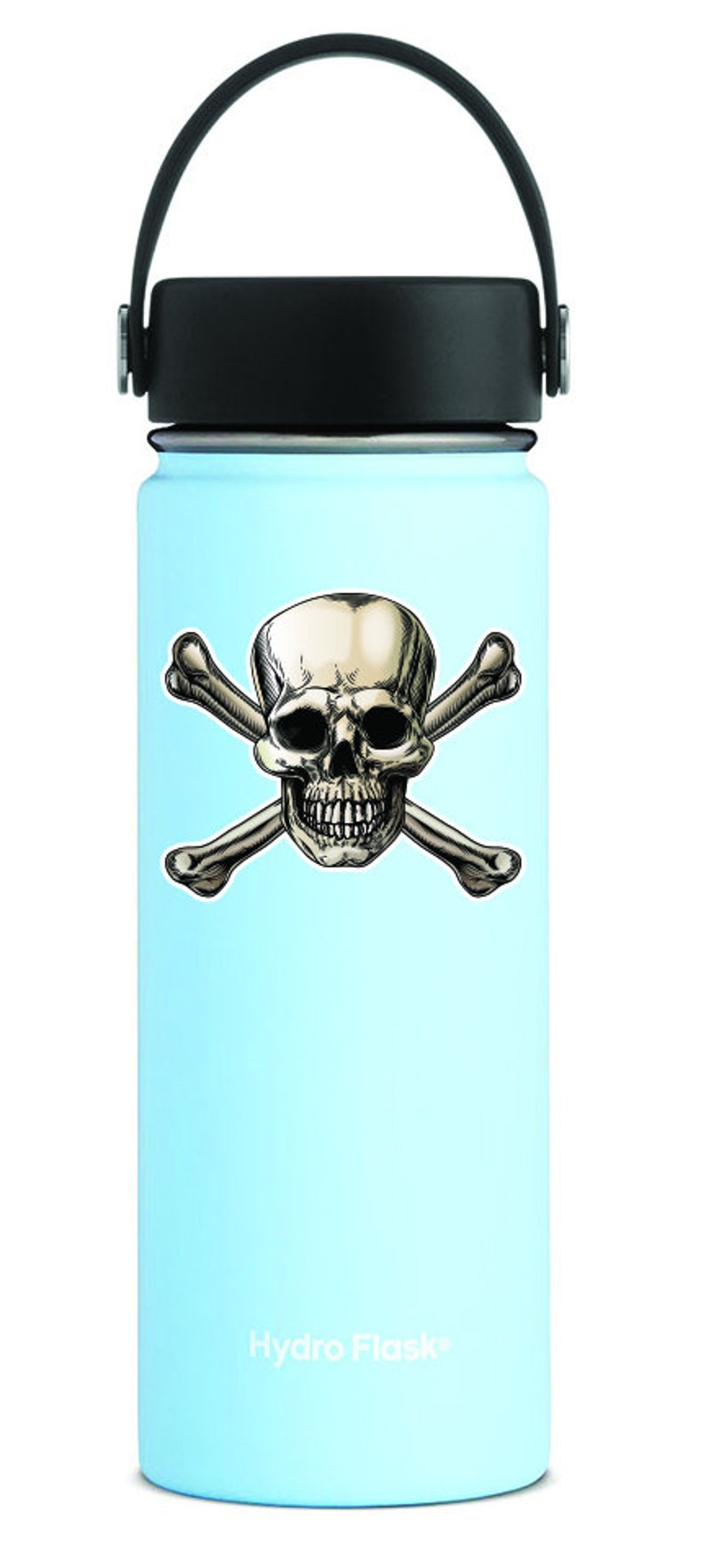 Skull and Crossbones Logo Sticker / Vinyl Decal / 10 Sizes - Etsy