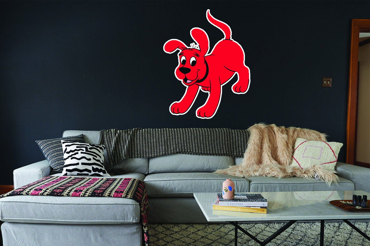 Clifford the Big RED Dog Logo Sticker / Vinyl Decal / 10 Sizes Free ...