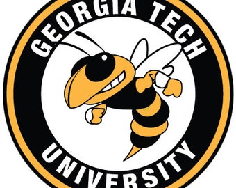Georgia Tech Yellow Jackets 12 Premium Auto Magnet Licensed NCAA - Etsy
