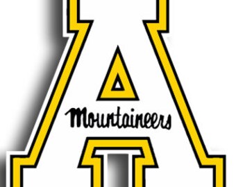 Appalachian State Mountaineers 4 Premium Vinyl Decal Licensed NCAA - Etsy