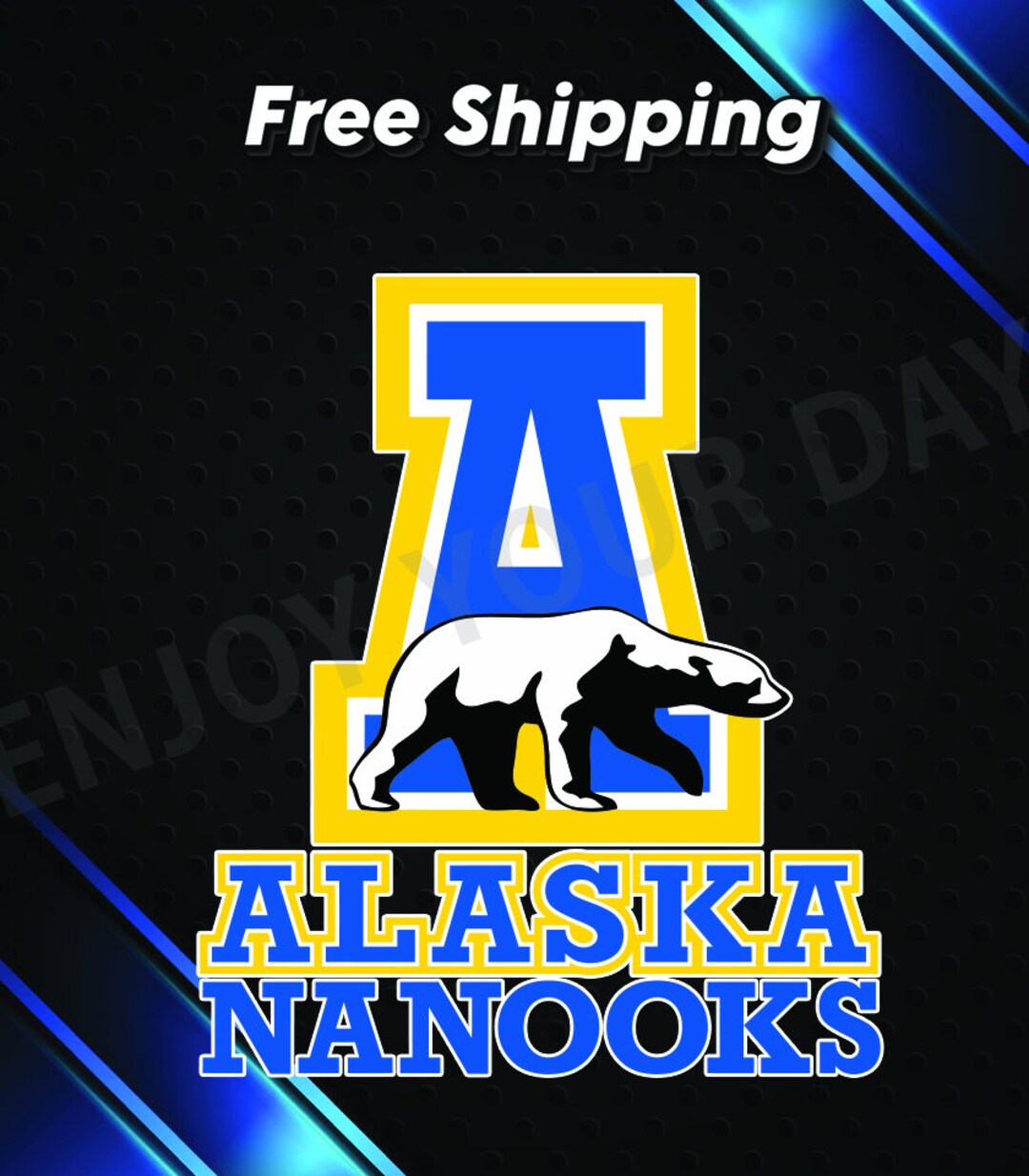 Alaska Nanooks Logo Sticker / Vinyl Decal / 10 Sizes Free Shipping - Etsy