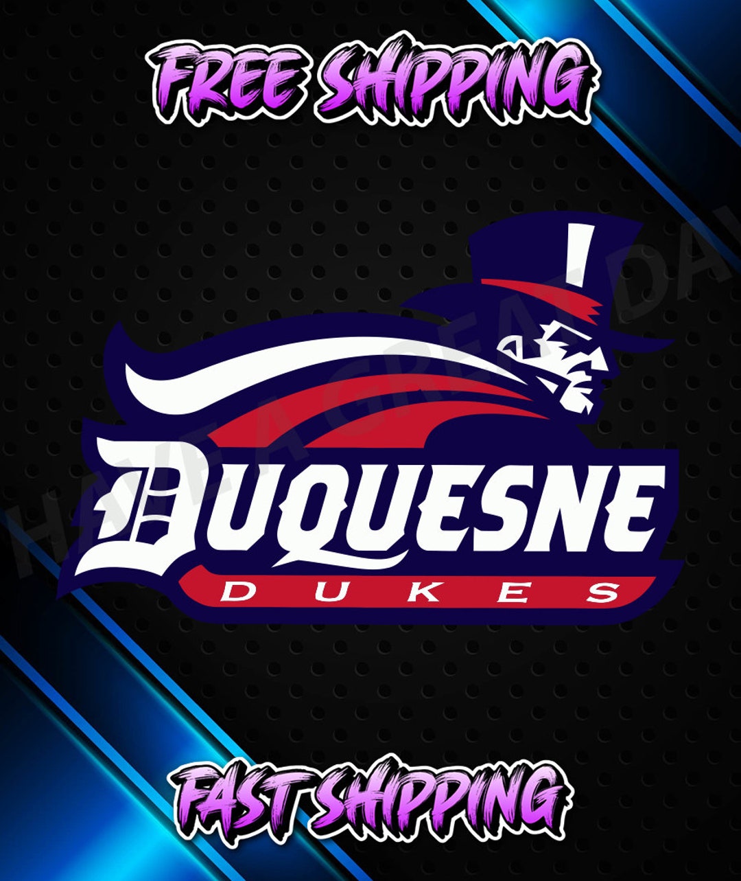 Duquesne Dukes Logo Sticker / Vinyl Decal / 10 Sizes Free Shipping - Etsy