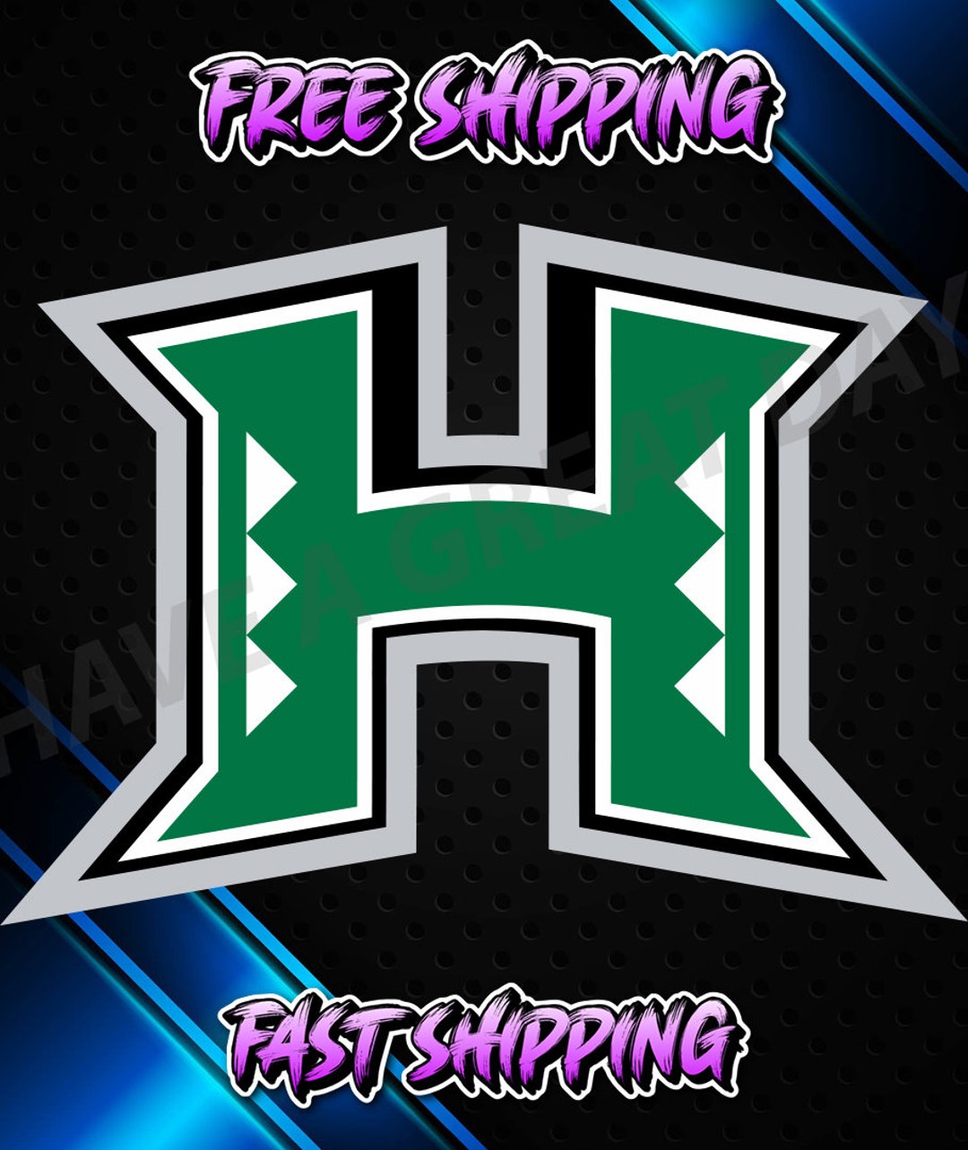 Hawaii Warriors Logo Sticker / Vinyl Decal / 10 Sizes Free Shipping - Etsy