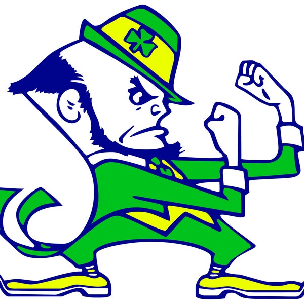 Notre Dame Fighting Irish Sticker - Etsy