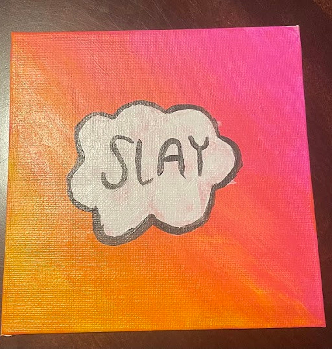 Slay Ombre Painting - Etsy