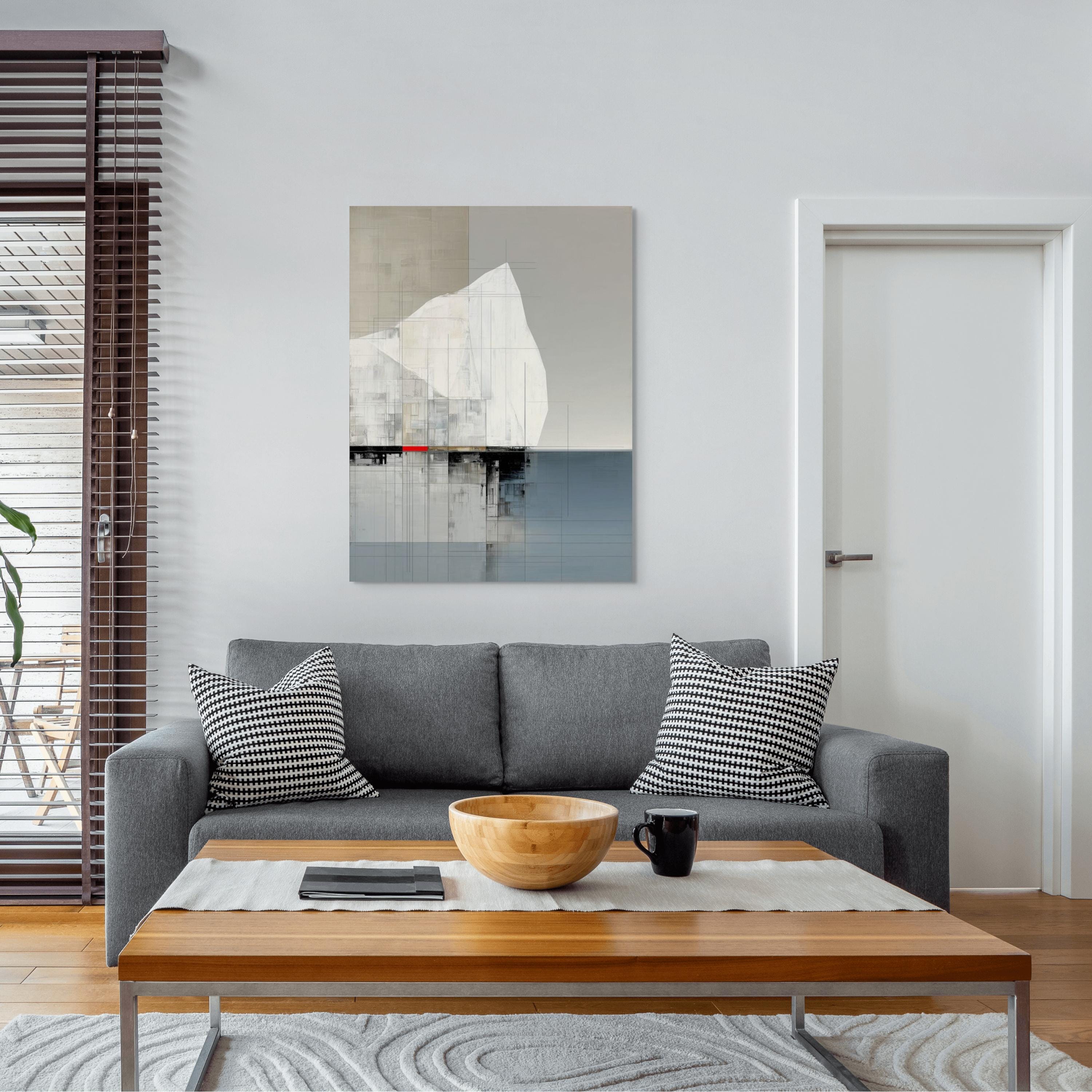 Iceberg Abstract Canvas Print | Modern Wall Art | Contemporary Art ...
