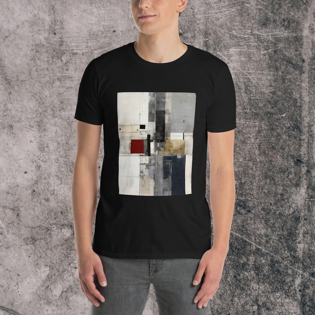 Abstract Art Shirt | Original Modern Art Tee | Short-sleeve Unisex T ...