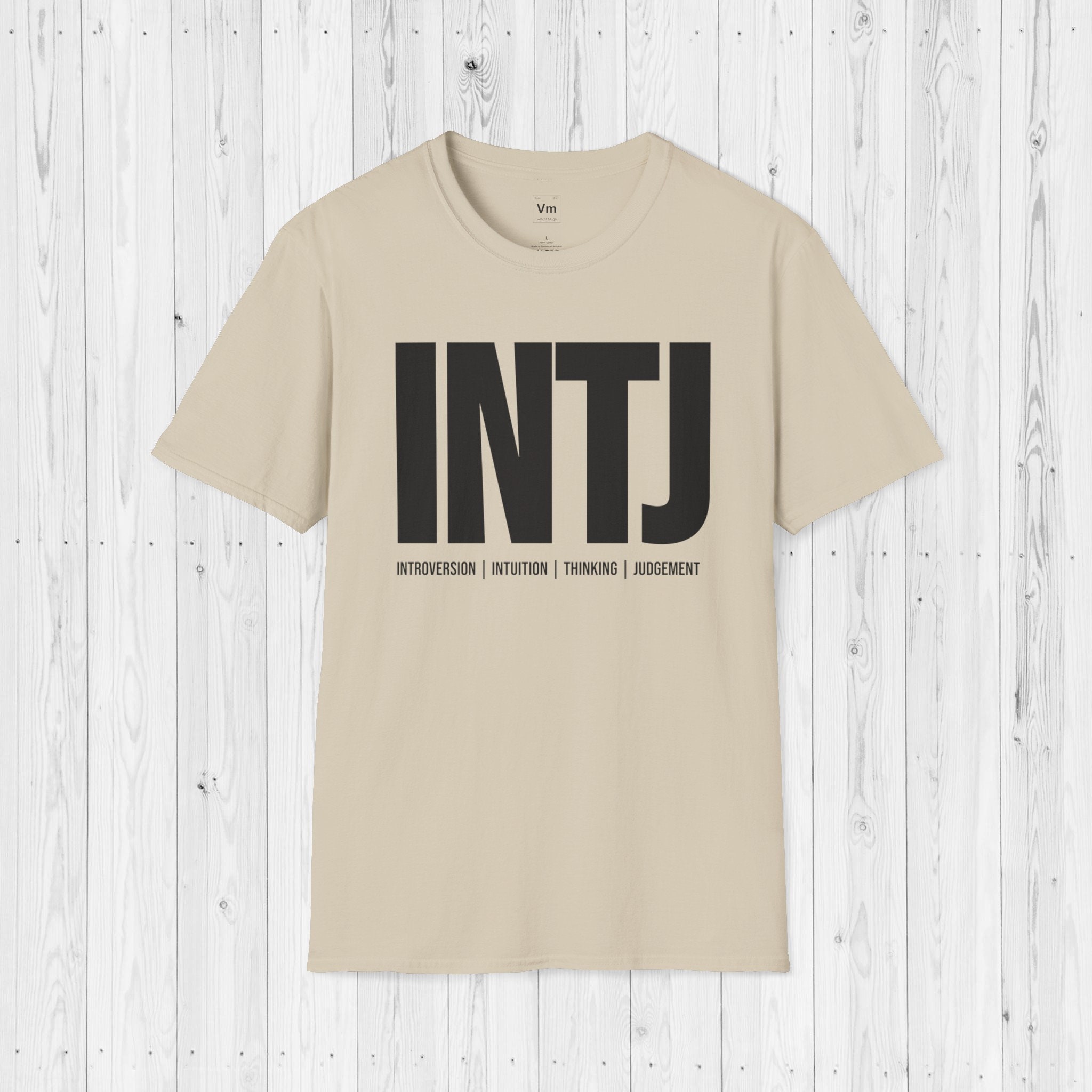 INTJ Personality Type Shirt Short Sleeve Unisex T-shirt INTJ Gift Myer ...