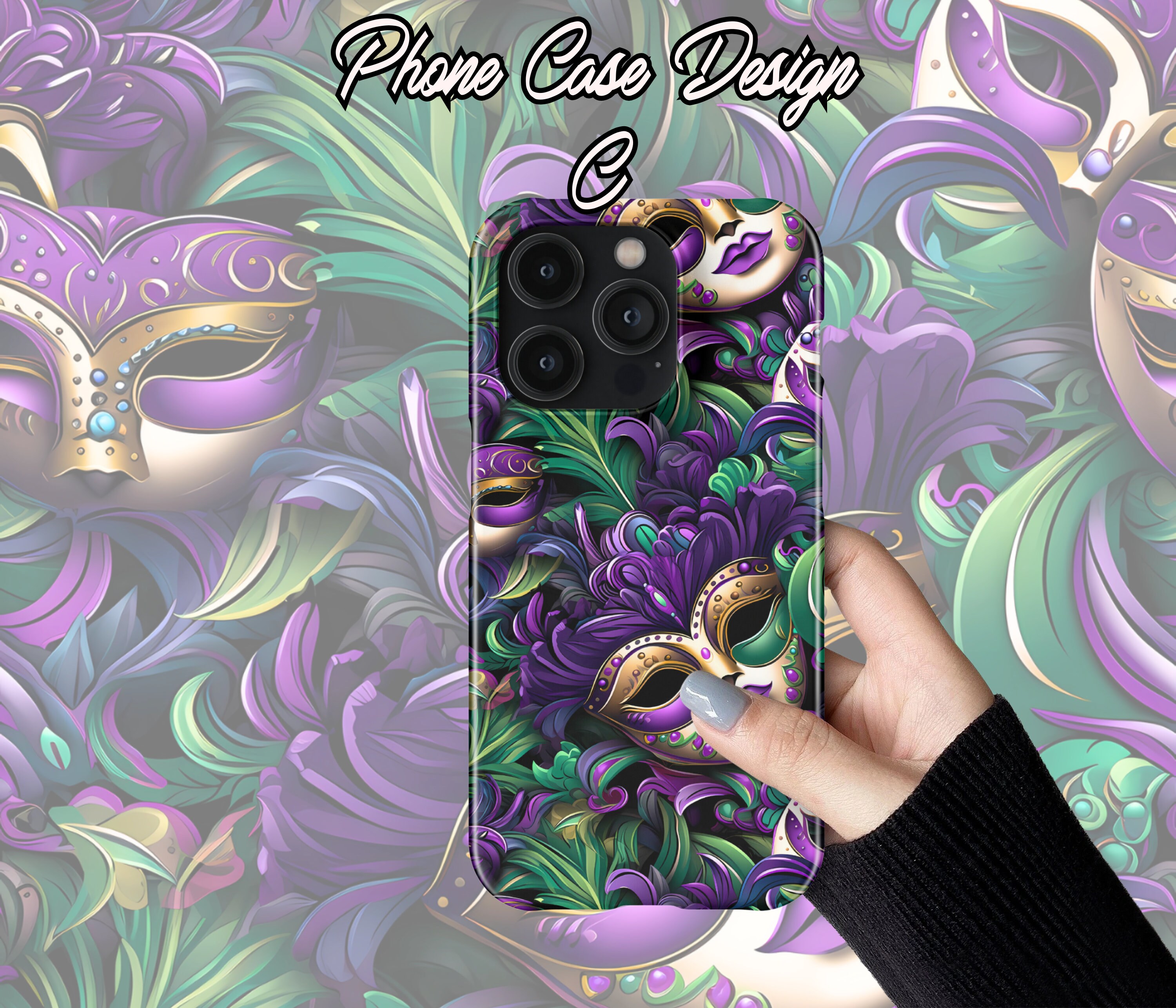 Mardi Gras Masquerade Venetian Mask Design Festive Designer Protective ...
