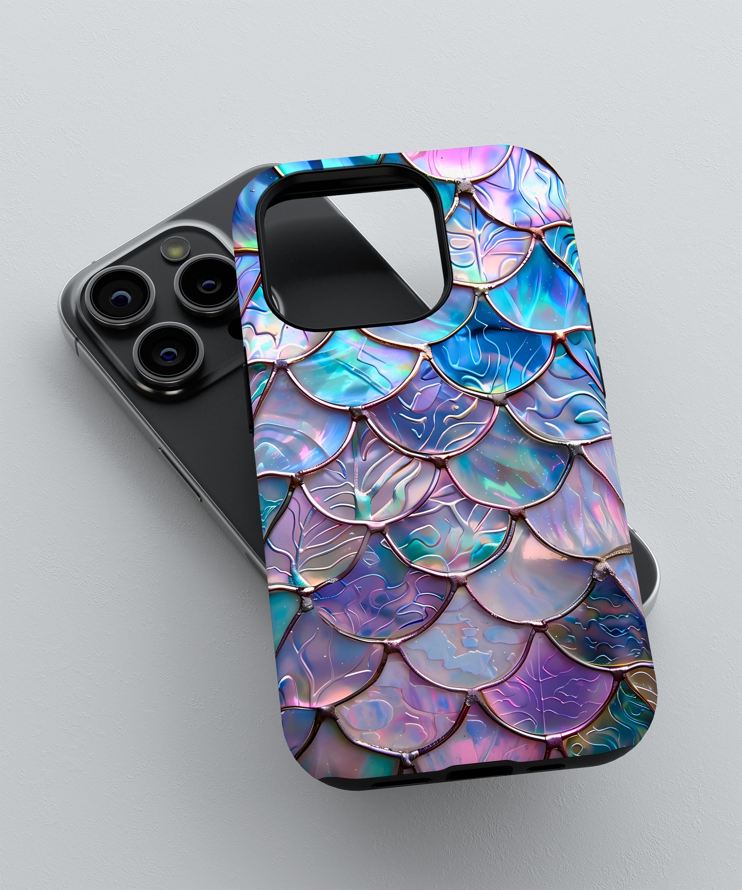 Holographic Mermaid Scales Phone Case | Iphone, Galaxy, Pixel Models ...