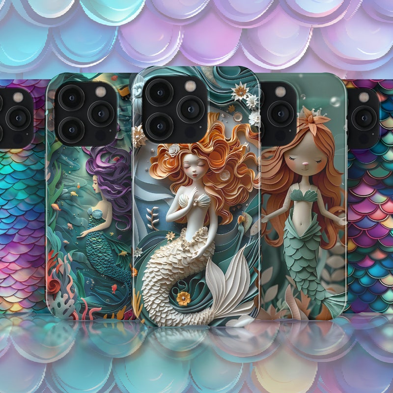 Mermaid Phone Case - Etsy