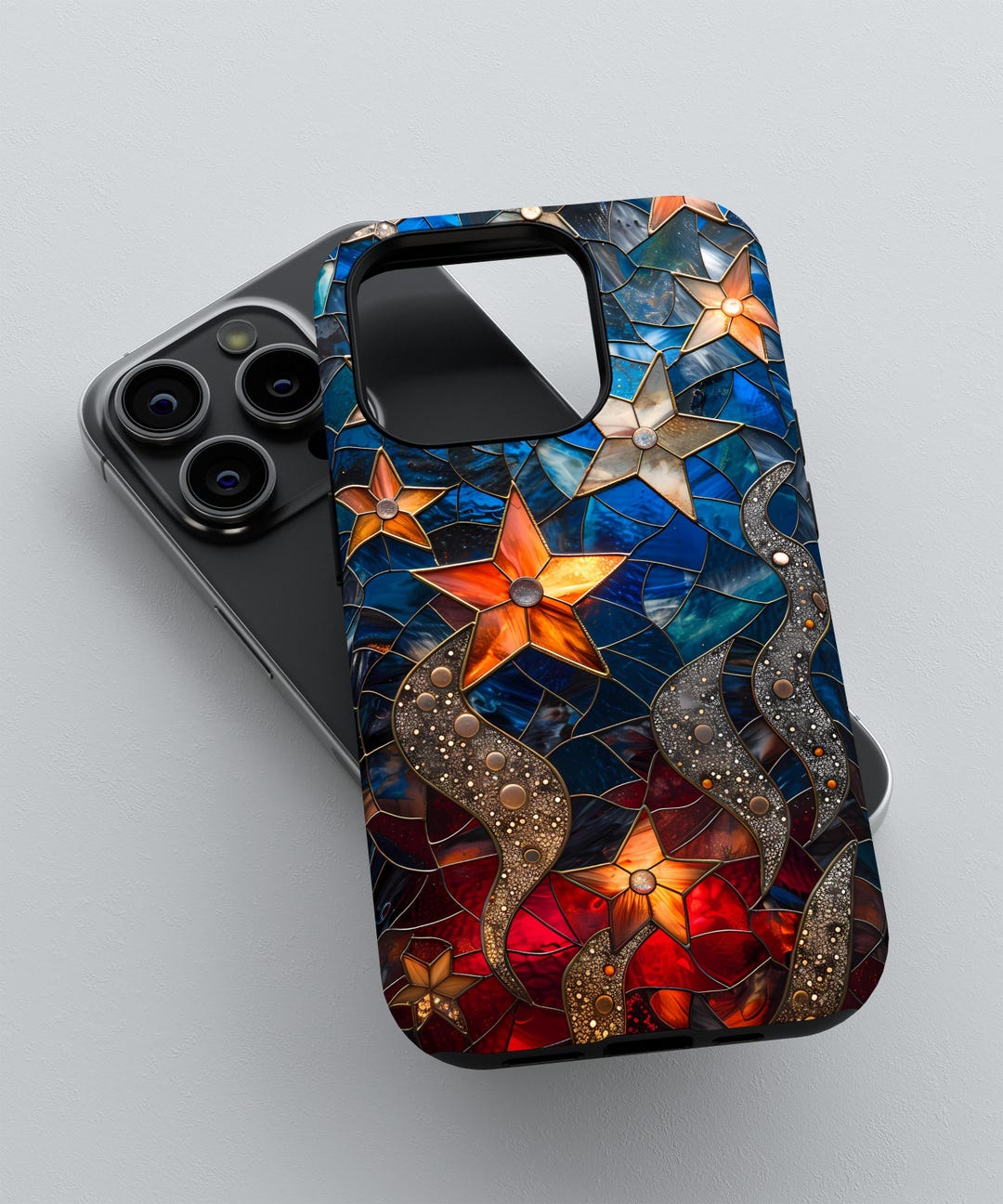 Personalized Celestial Starry Night Phone Case | iPhone 16 15 14 13 12 ...