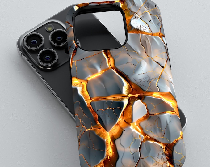 Marble Gold Foil Case for iPhone 15 Plus 14 Pro Max 13 12 Mini Glitter ...