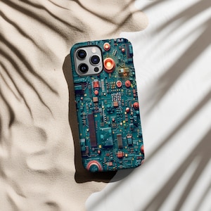 Tech Enthusiast Circuit Board Phone Case | iPhone 15 14 13 12 11 Pro ...