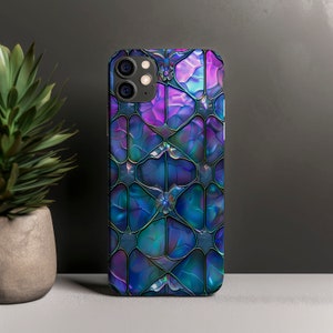 Mystical Stained Glass Phone Case iPhone 15 14 13 12 11 Pro Max ...