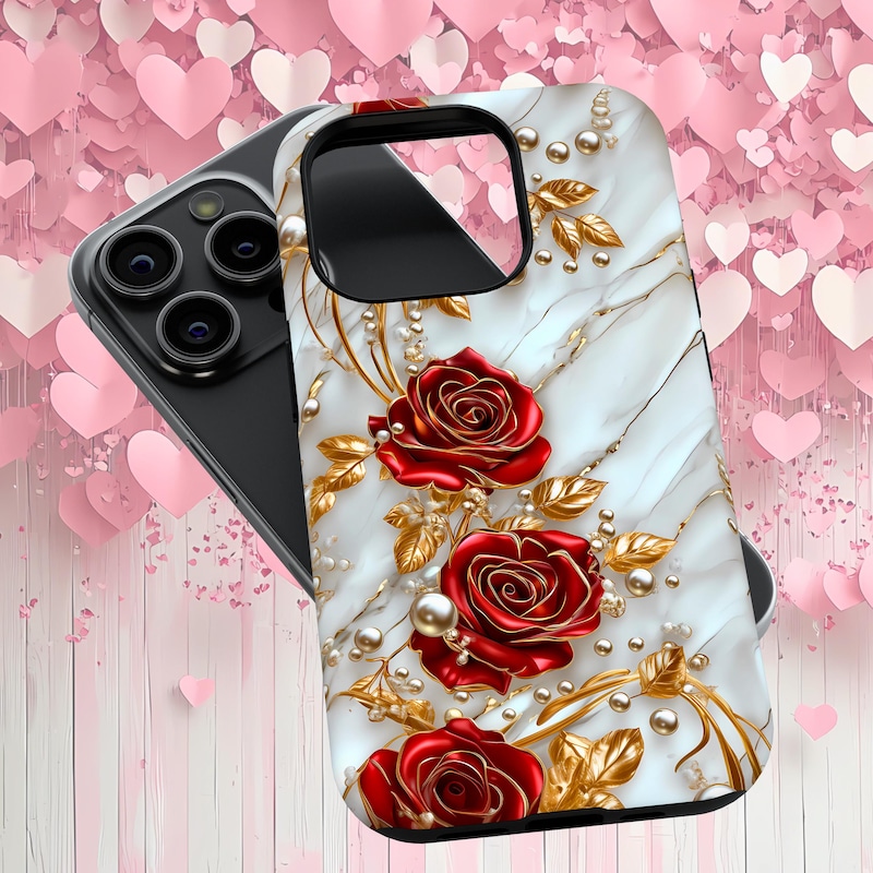 Rose Gold Phone Case - Etsy