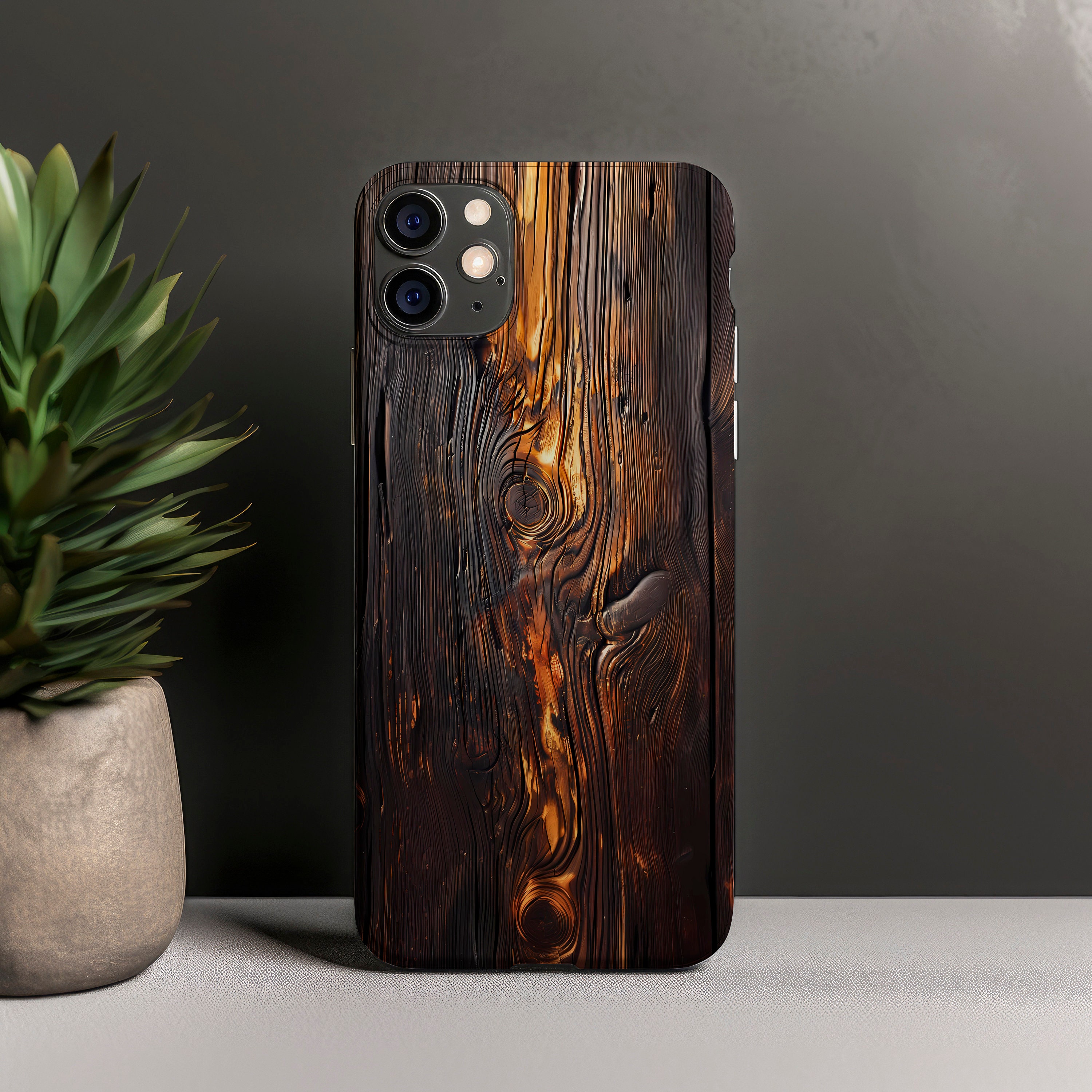 Rustic Timber Wood Grain Phone Case: Dual Layer Protection - Etsy