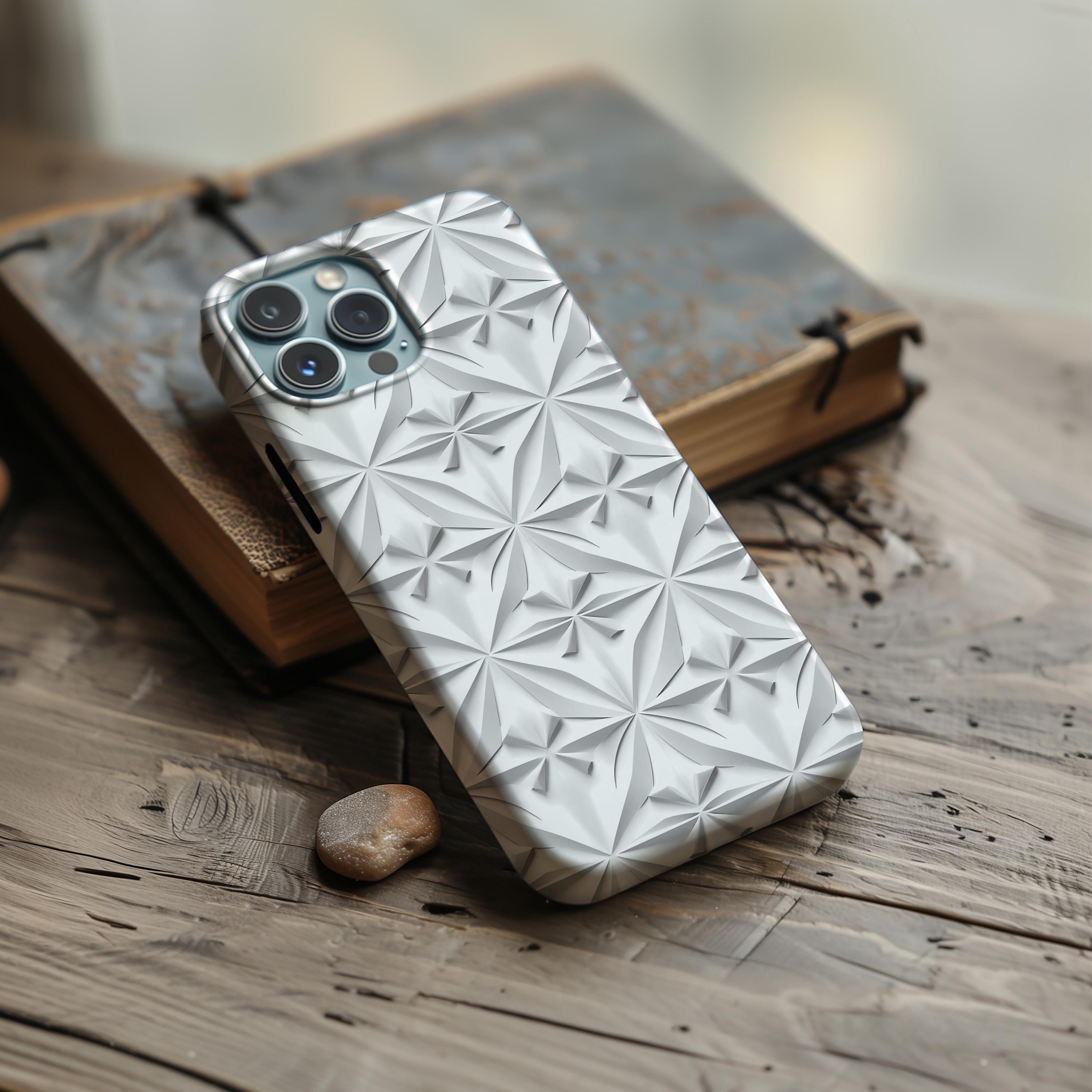 Modern 3D Geometric Floral Pattern Phone Case | Designer Protection ...