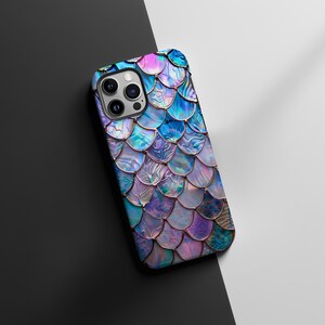 Holographic Mermaid Scales Phone Case | Iphone, Galaxy, Pixel Models ...