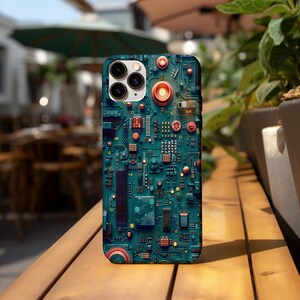 Tech Enthusiast Circuit Board Phone Case | iPhone 15 14 13 12 11 Pro ...