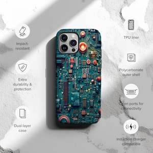 Tech Enthusiast Circuit Board Phone Case | iPhone 15 14 13 12 11 Pro ...